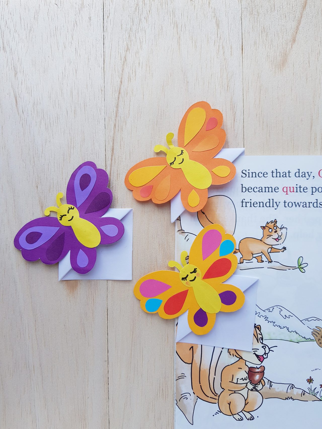 Create a Butterfly Bookmark Corner with Your Child | Carilly, Childcare ...